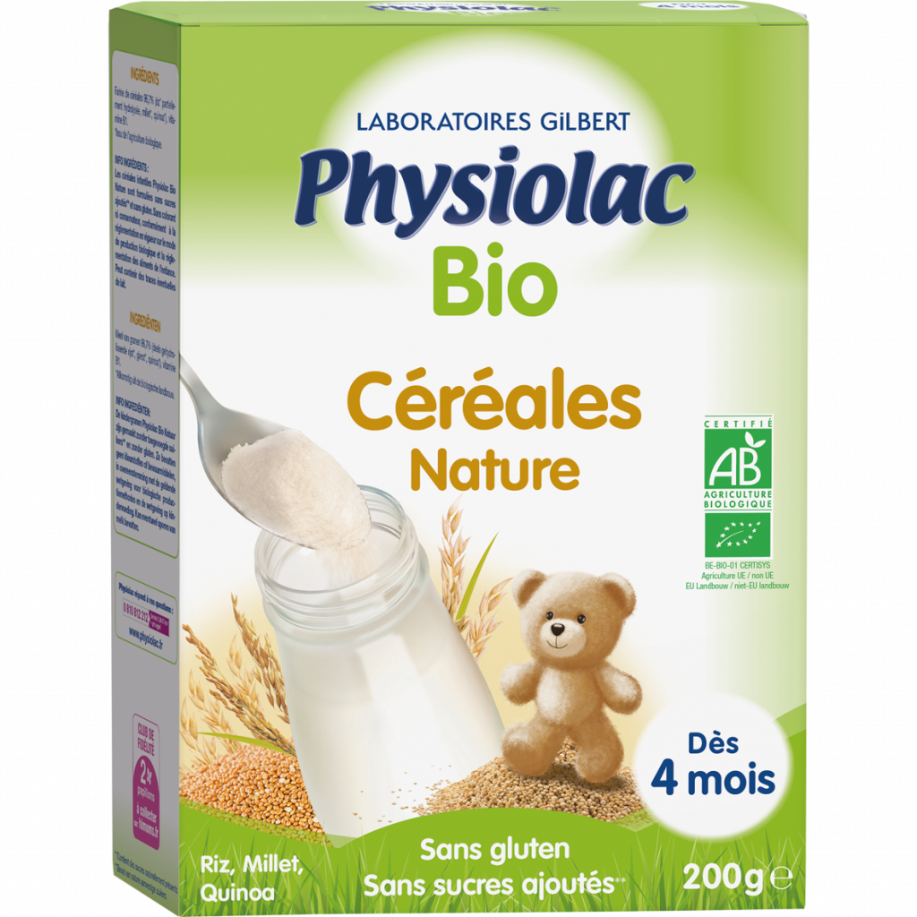 Physiolac : Lait infantile Bio pour Bébé fabriqué en France