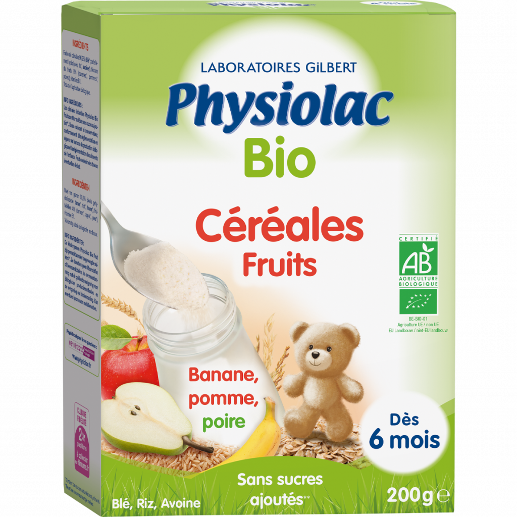 Physiolac : Lait infantile Bio pour Bébé fabriqué en France