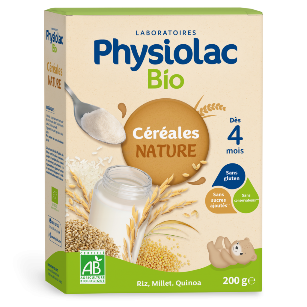 Physiolac : Lait infantile Bio pour Bébé fabriqué en France