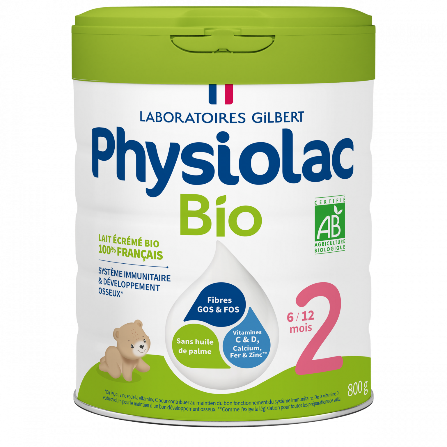 Lait de croissance - Zoom sur le lait 3ème âge - Physiolac